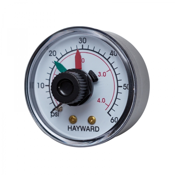 Manometer 4 bar, Abgang hinten 1/4", d = 53 mm - Poolwell-Online